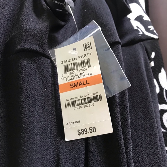 INC International Concepts | Dresses | Inc Brand Dress Black White ...